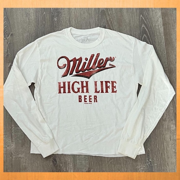 True Vintage | Shirts | Vintage Miller High Life Beer Advertisement ...